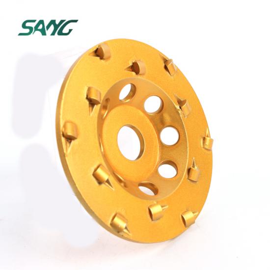 Concrete PCD Grinding Disc Cup Wheel PCD Grinding Plate Remove Epoxy ...